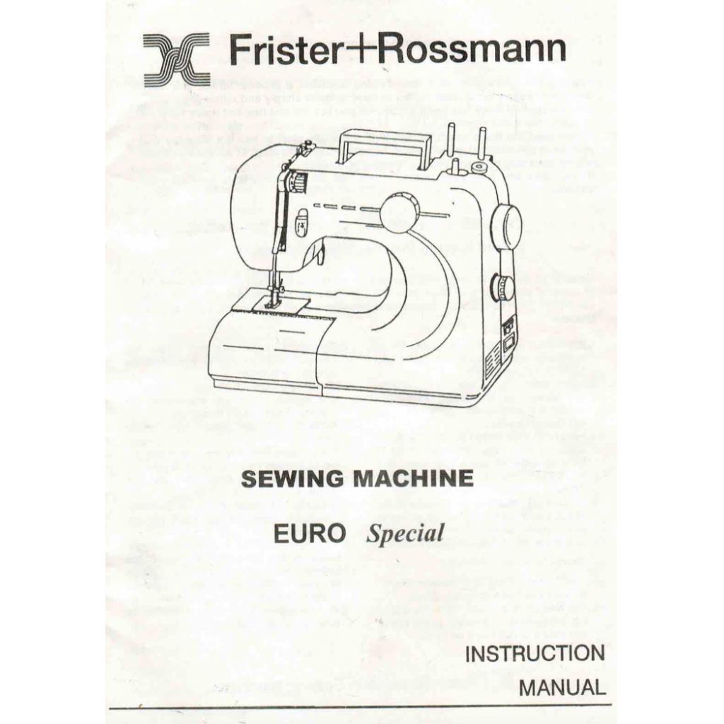 Frister and Rossmann Instruction Manuals