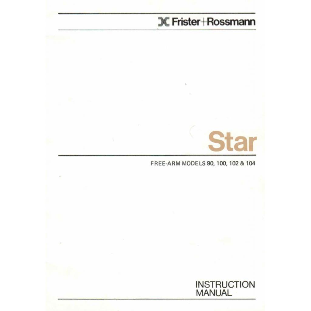 Frister and Rossmann Instruction Manuals